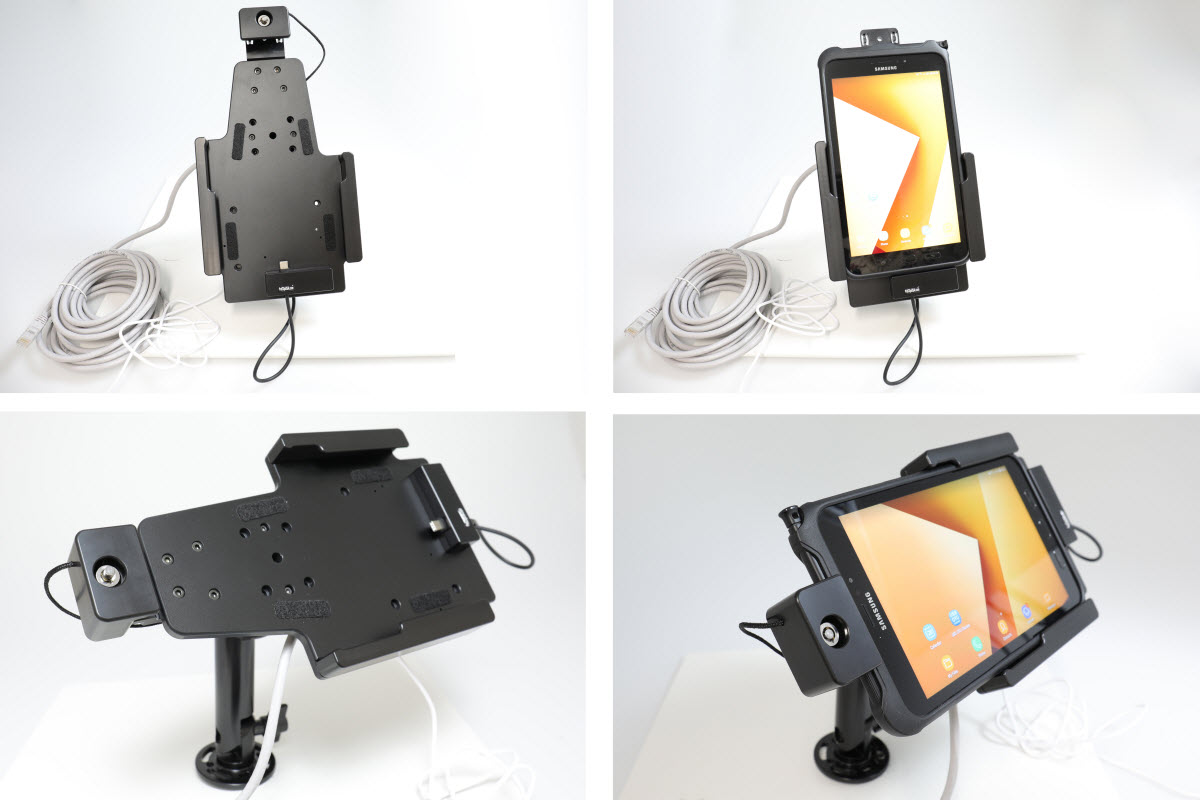 Heavy-Duty Tab Active 2 Forklift Mount Powered by LAVA