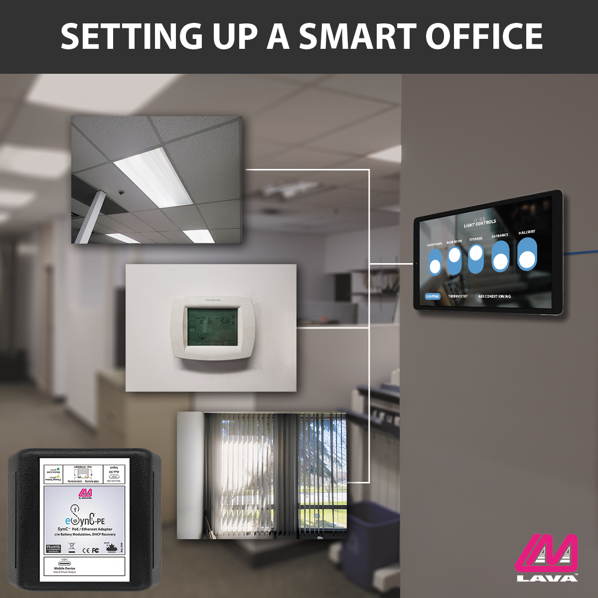 Setting up a Smart Office with a Samsung Tablet and eSynC-PE - Blog by Lava
